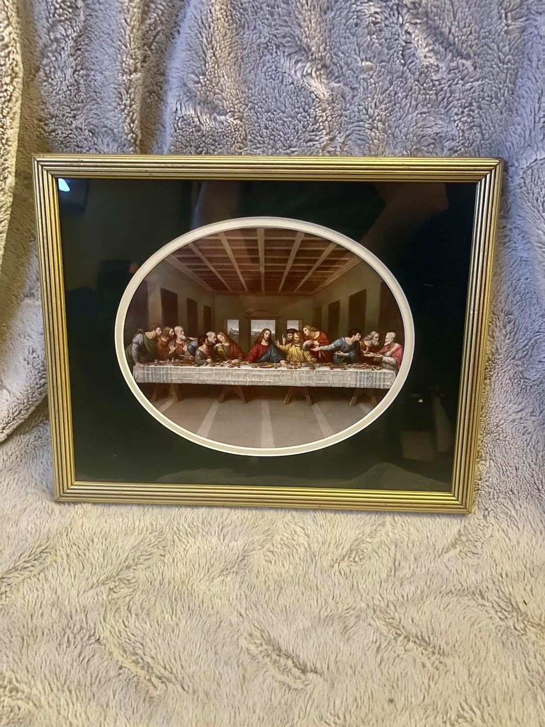 Vintage Last Supper Lithograph Professionally Matted and Framed - Etsy