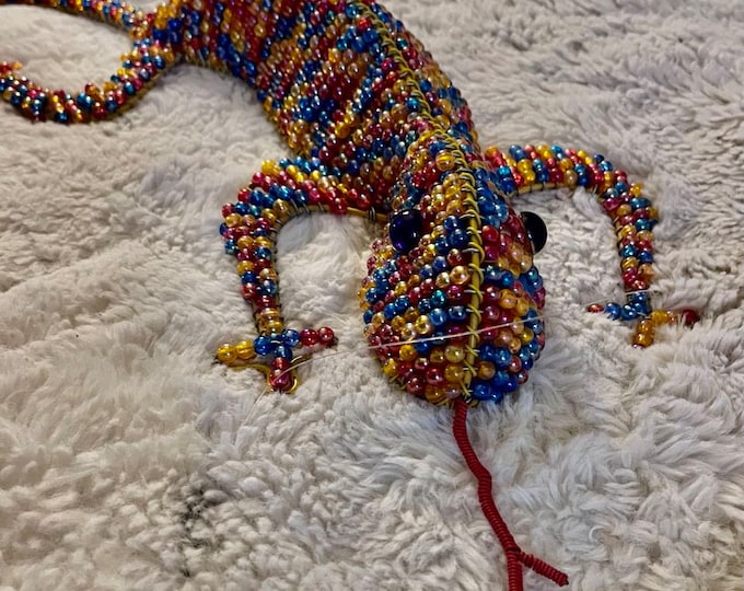 Beaded Lizard - Etsy