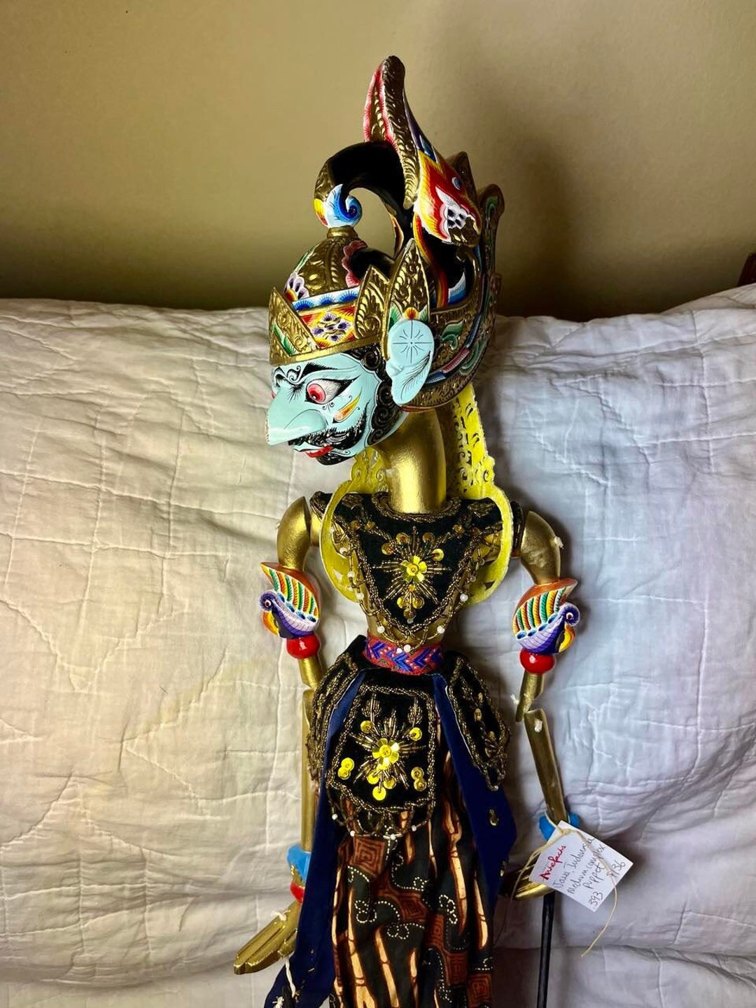 Vintage Large Indonesian Wayang Golek Rod Puppet Circa 1980 Good ...