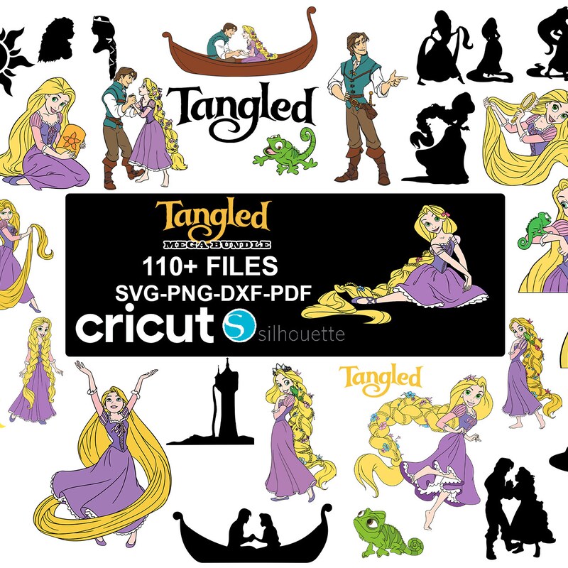 Rapunzel Svg - Etsy