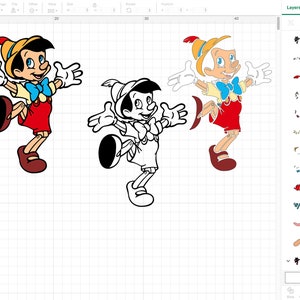Pinocchio 260 Clipart Bundle, Pinocchio Svg Cut Files for Cricut ...