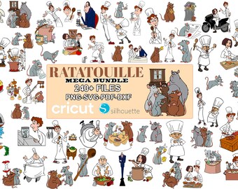 Remy Little Chef Ratatouille SVG and PNG Download (Download Now) - Etsy
