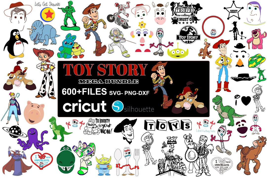Toy Story Files, Toy Story SVG Bundle, Toy Story Font, Toy Story Png ...