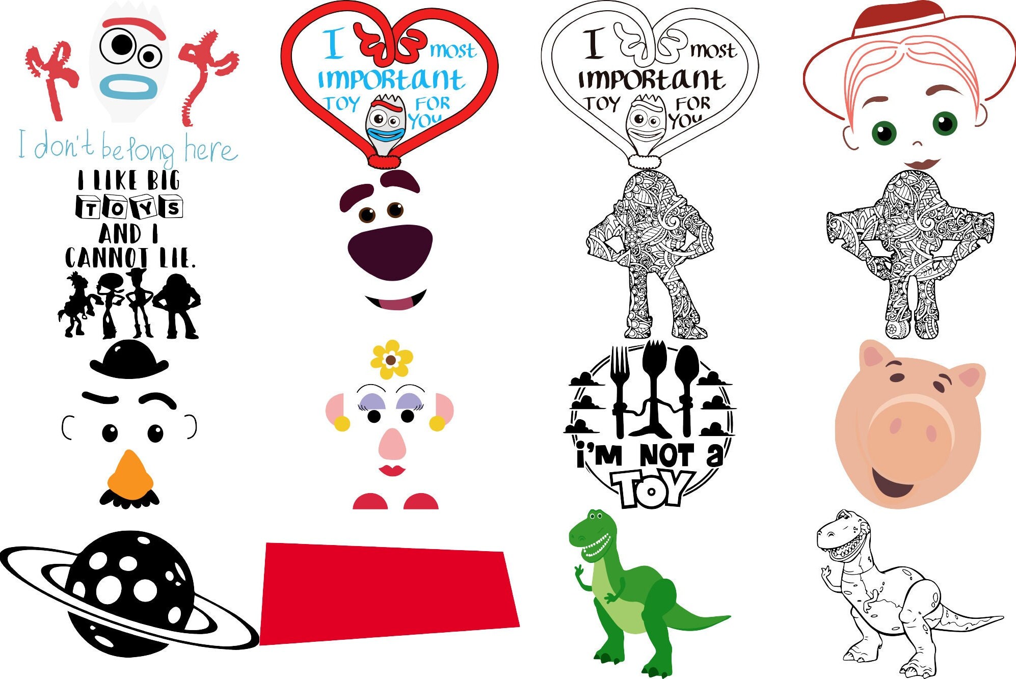 Toy Story Files Toy Story SVG Bundle Toy Story Font Toy - Etsy