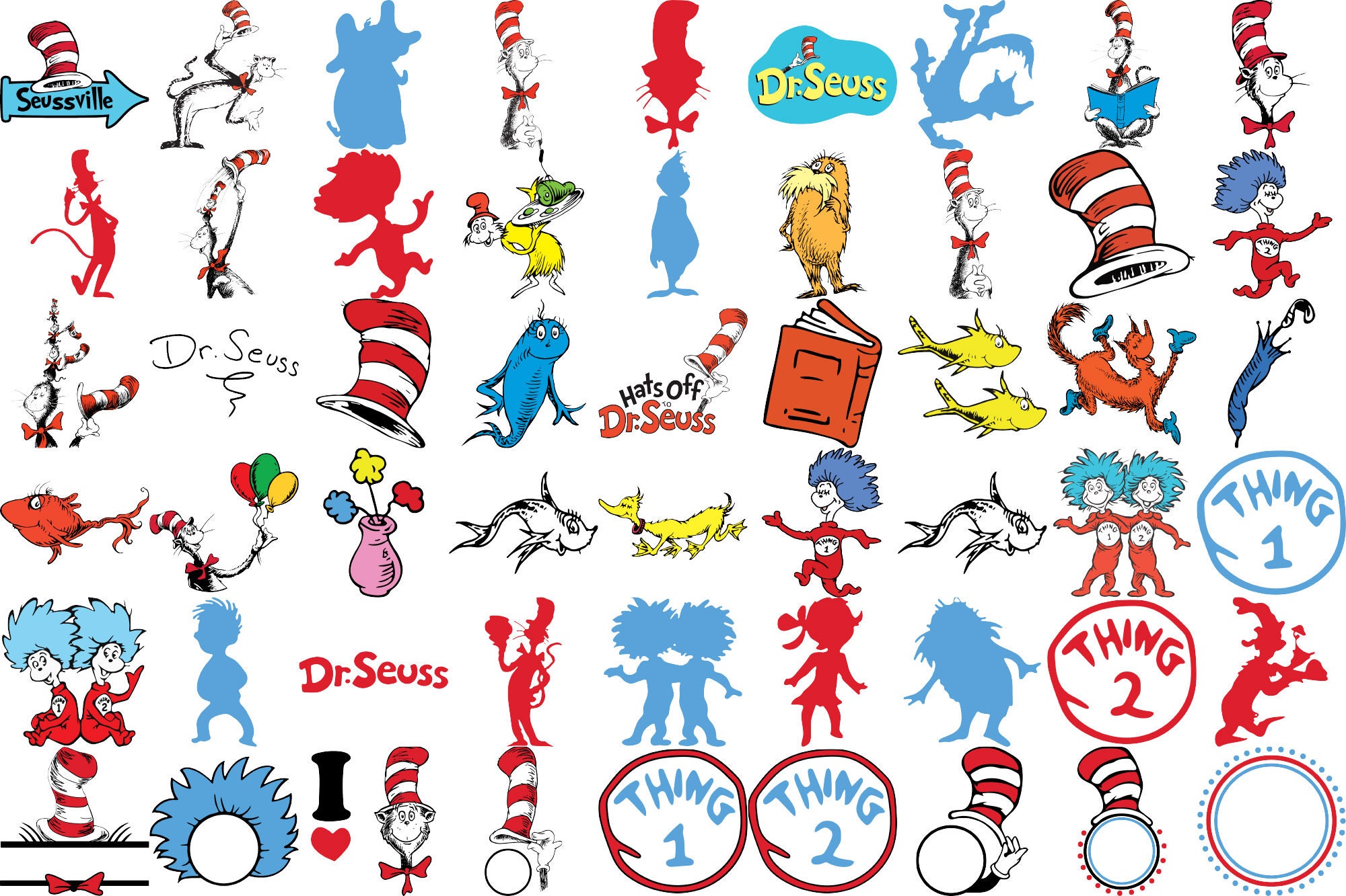 Dr Seuss Svg Dr Seuss Font Dr Seuss Hat SVG Dr Seuss for - Etsy UK