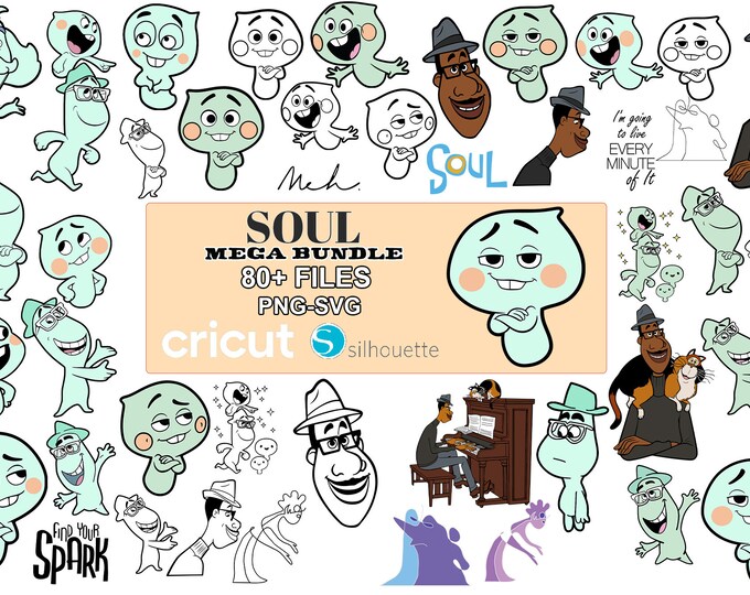 Soul Mega Svg Bundle, Soul SVG File for Cricut, Soul Layered SVG Files ...