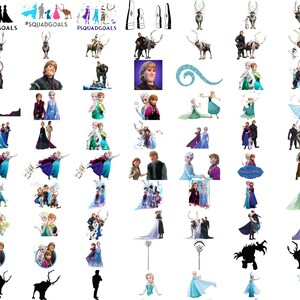 FROZEN SVG Bundle, FROZEN Svg Files for Cricut, Frozen Clipart ...