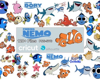 Nemo Bundle Layered SVG, Nemo PNG, Finding Nemo Clipart for Cricut ...