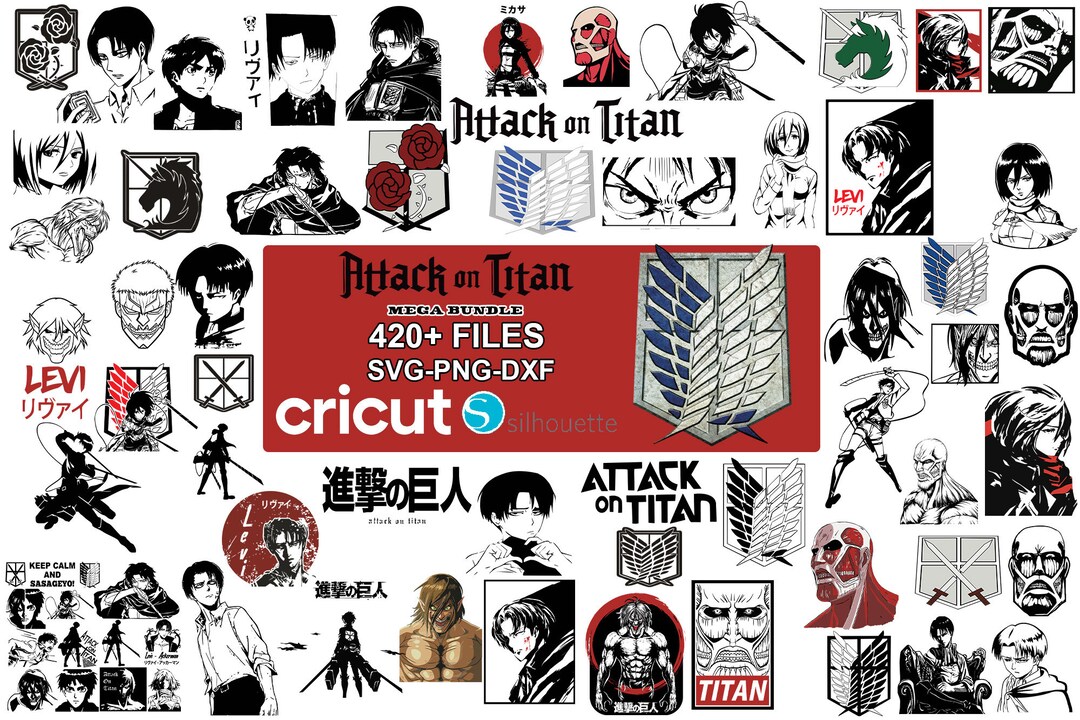 Anime Bundle SVG Digital Download, Japanese SVG, Anime Silhouette Svg ...