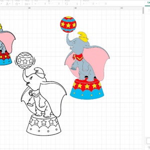 Dumbo SVG Bundle, Dumbo Birthday Svg, Digital File, Instant Download ...