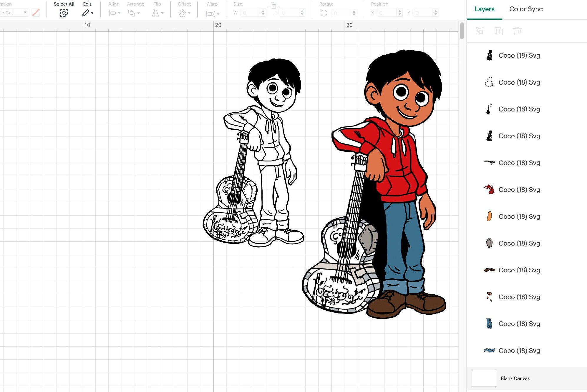 Coco Svg Coco PNG Cumpleaños de Coco Guitarra de Coco - Etsy España