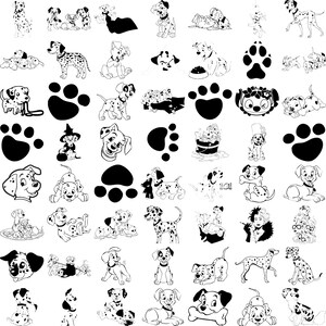 Dalmatian Mega Svg, Dalmatian Svg, Dalmatian Clipart, Dalmatian Shirt ...