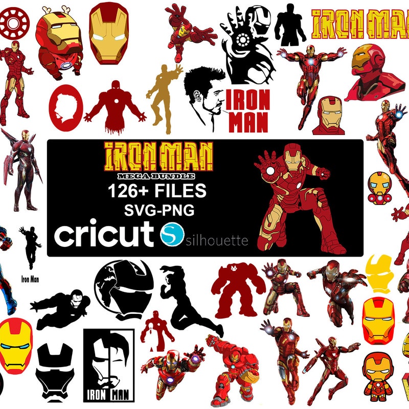 Iron Man Svg - Etsy