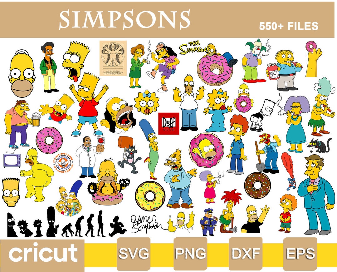 The Simpsons SVG, the Simpsons Svg Files for Cricut, the Simpsons , the ...