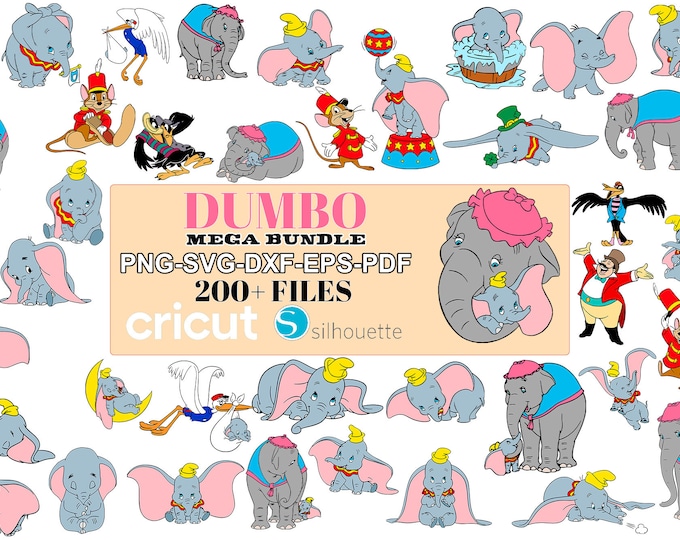 Dumbo Cutout - Etsy