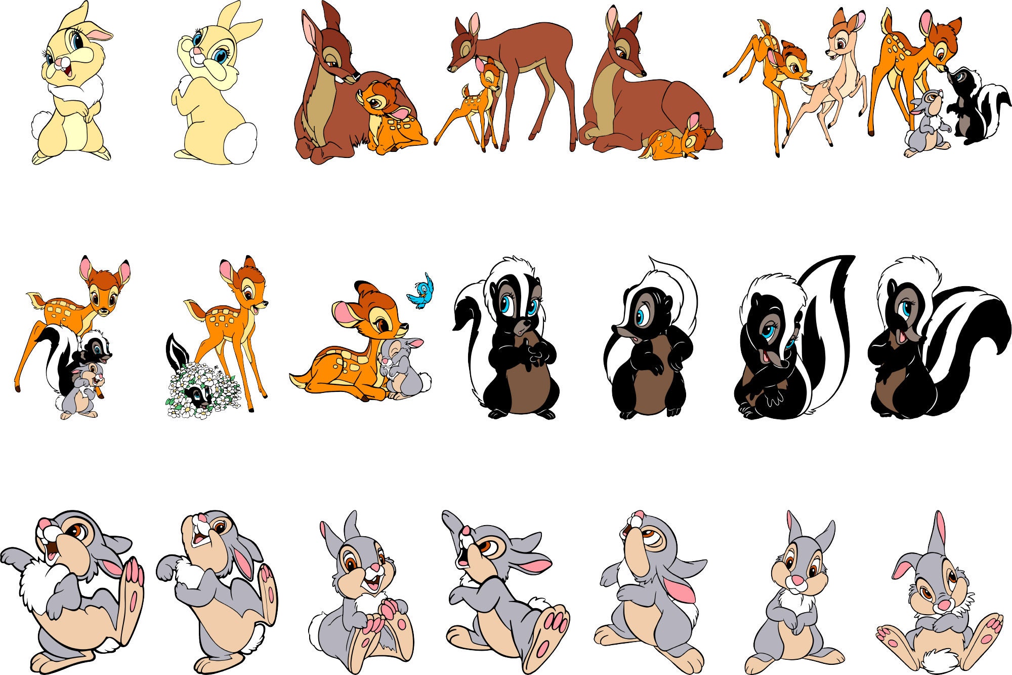 Bambi Mega Bundle Svg Bambi Png Bambi Clipart Deer Svg for - Etsy Canada