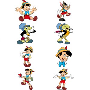 Pinocchio 260 Clipart Bundle, Pinocchio Svg Cut Files for Cricut ...