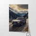 1972 BMW CSL: Stunning Blue Iconic Car Poster Print Classic - Etsy