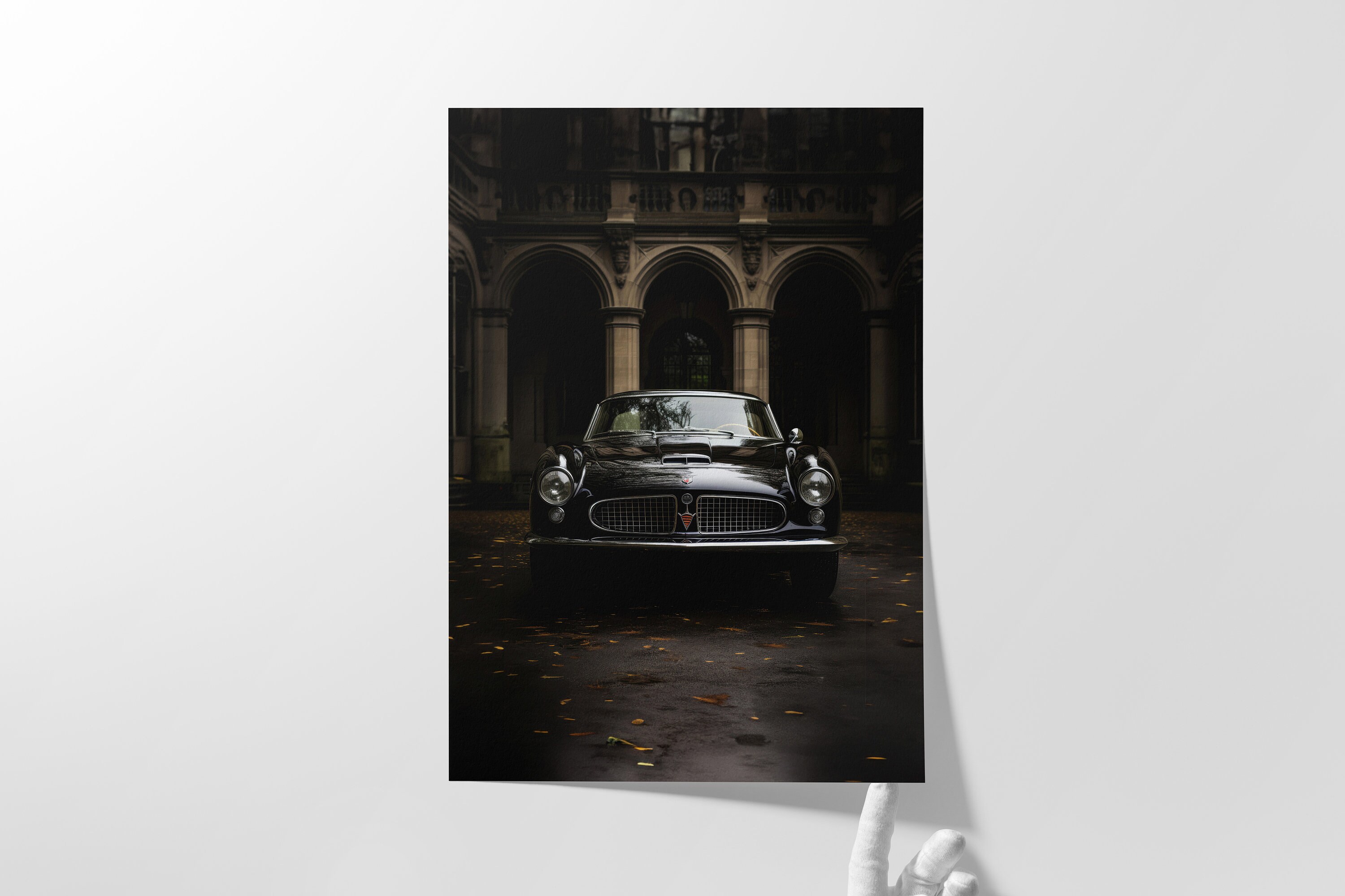 Quality Maserati 3500 GT Color Poster, Rare Luxury Car Poster, Elegant ...