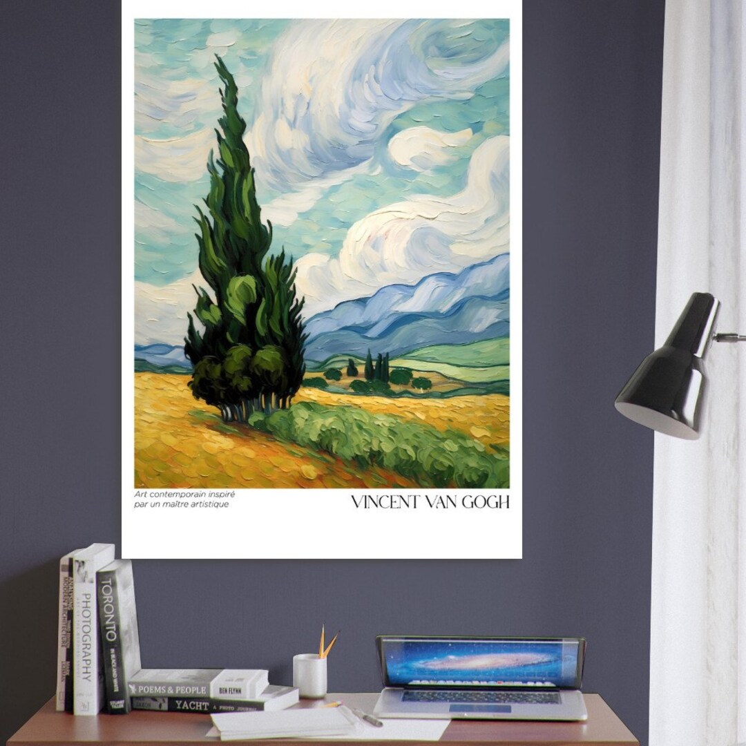 A Vincent Van Gogh Nature Poster Print, Abstract Wall Art, Museum ...