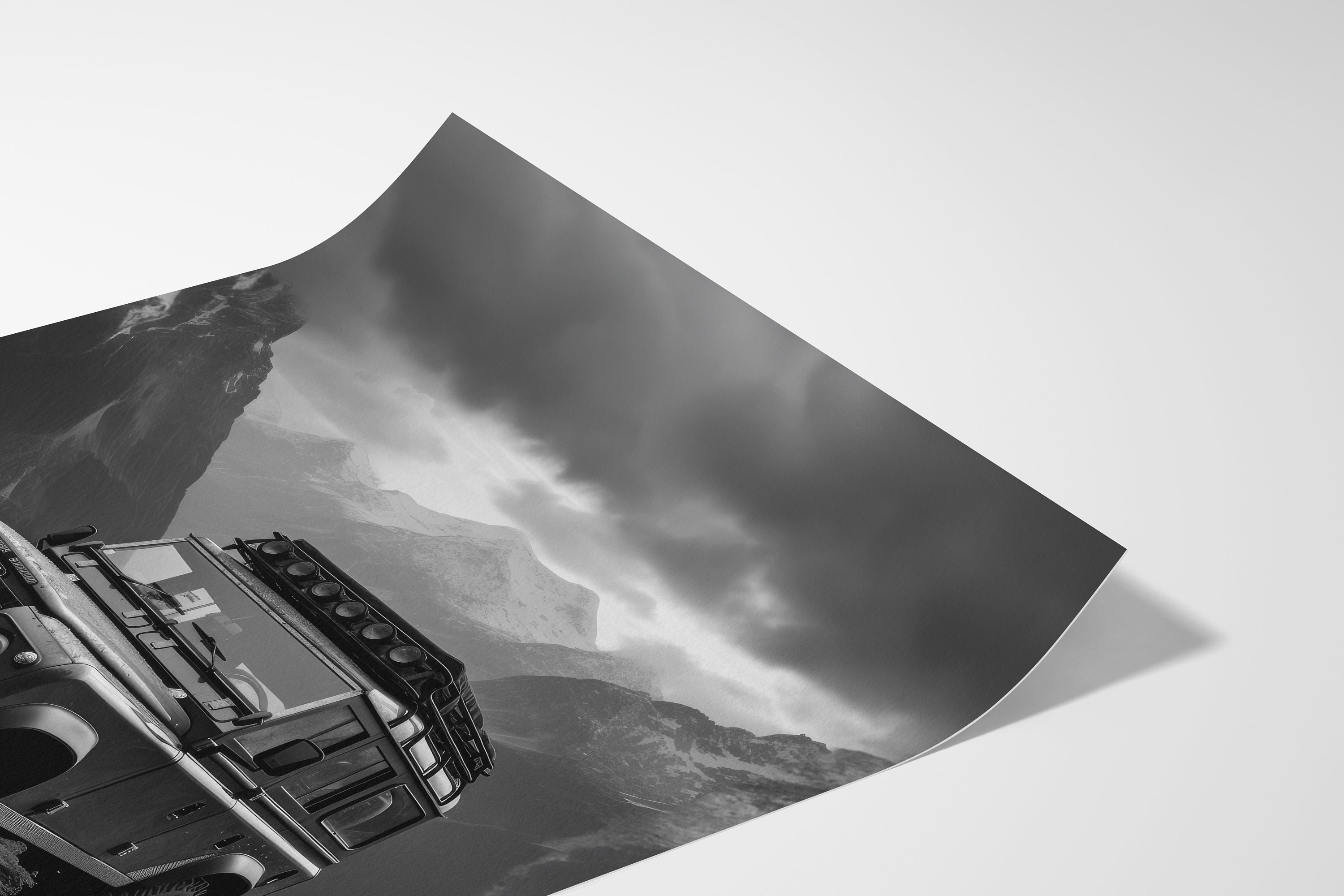 1948 Land Rover Defender Poster, Iconic Off-road B&W Art, Adventurous ...