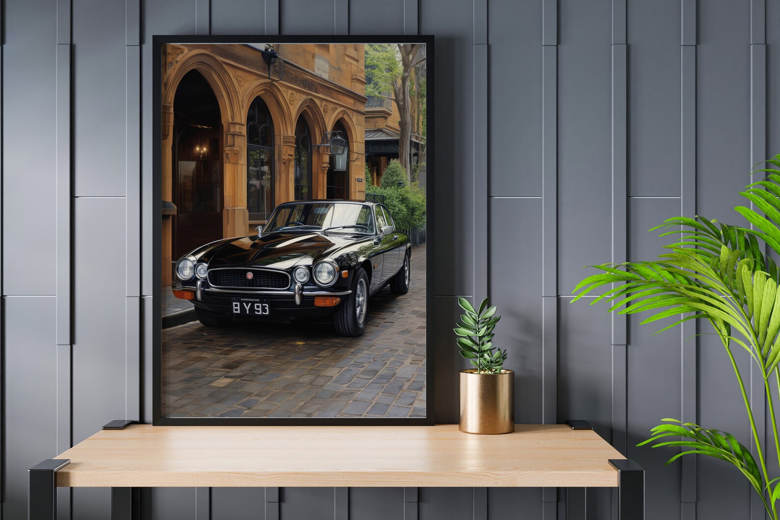 1989 Jaguar XJS Classic Car Poster, Exotic Car Wall Art, Jaguar Car ...