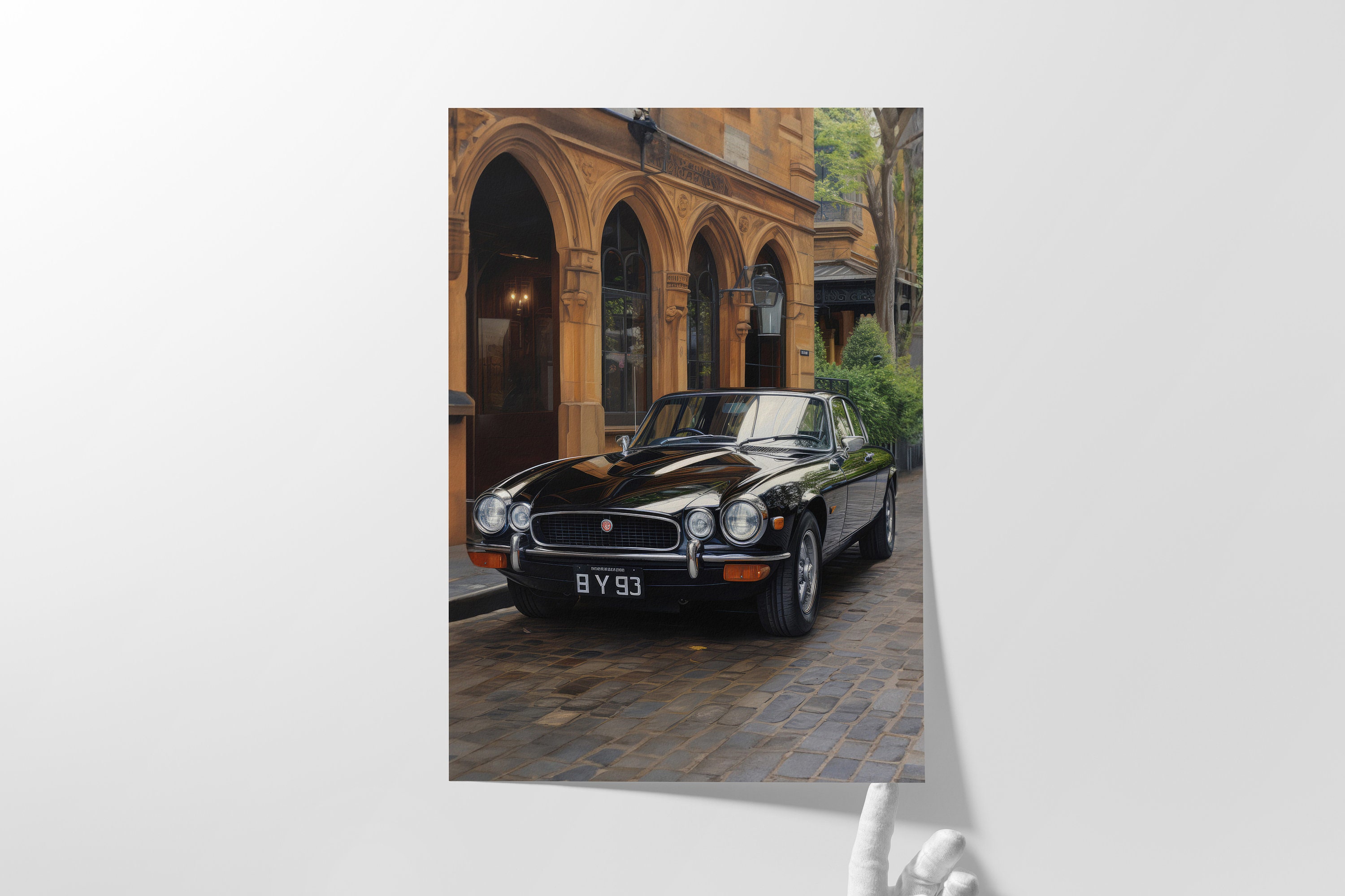 1989 Jaguar XJS Classic Car Poster, Exotic Car Wall Art, Jaguar Car ...