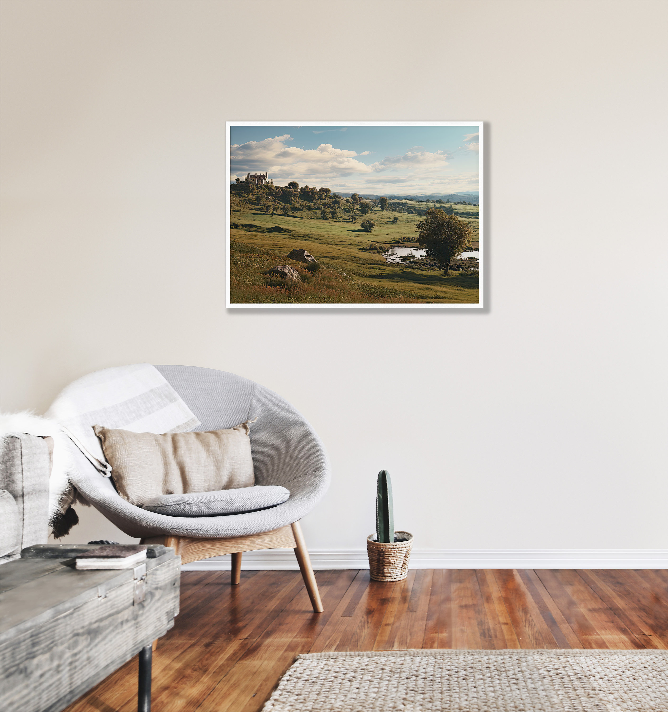 Idyllic English Countryside Framed Poster Artful Countryside ...