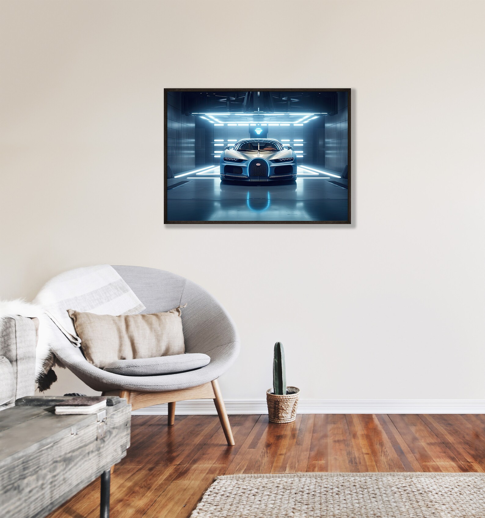 Bugatti Chiron Poster Print Metal Framed Poster Bugatti Chiron Print ...