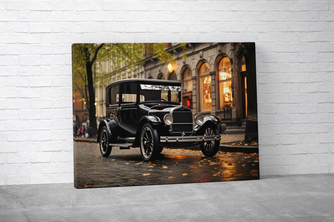 Ford Model T Canvas Wall Art: Legendary First Mass-produced - Etsy