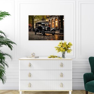 Vintage Ford Model T Poster Historical Auto Aesthetic Car Posters ...