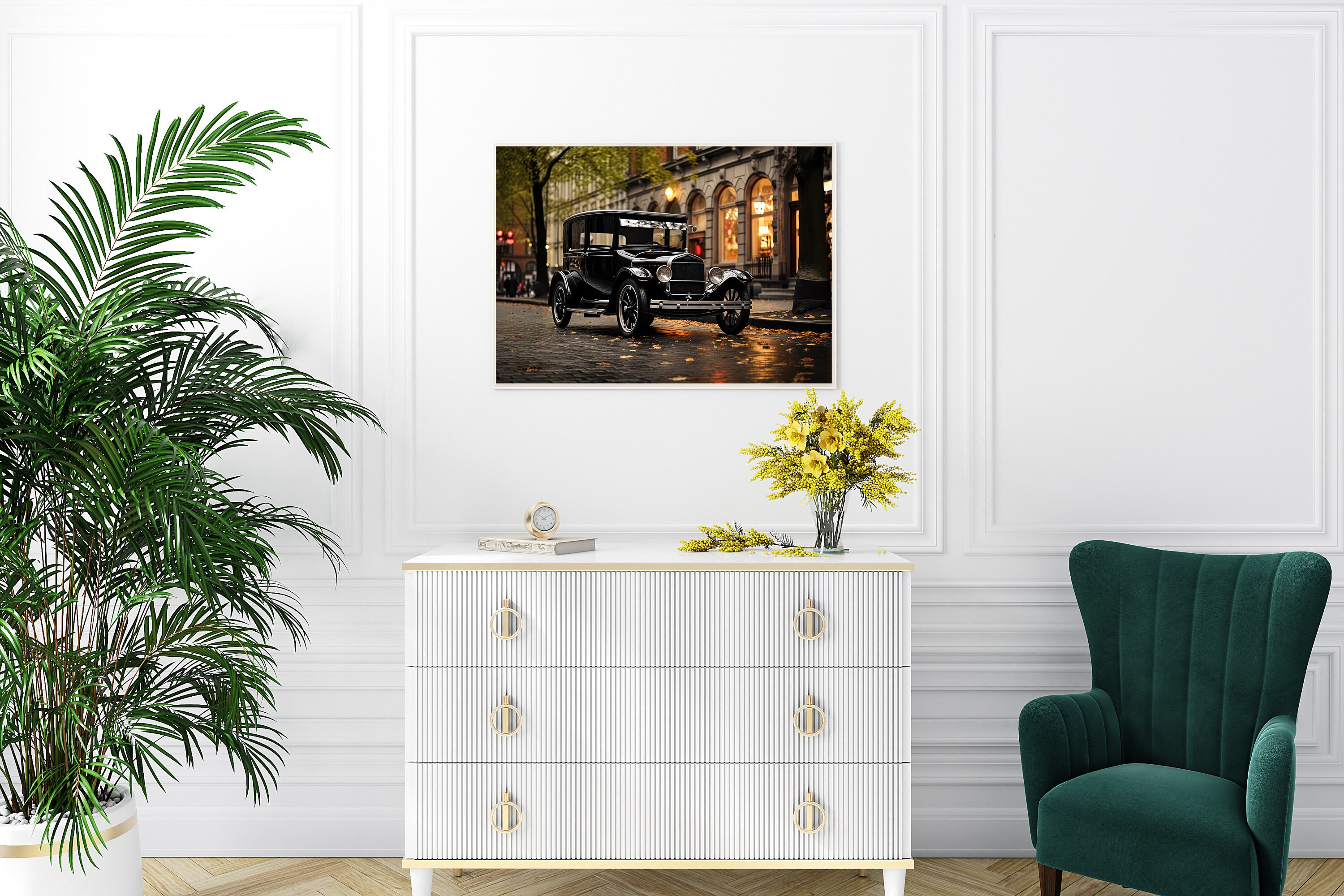 Vintage Ford Model T Poster Historical Auto Aesthetic Car Posters ...