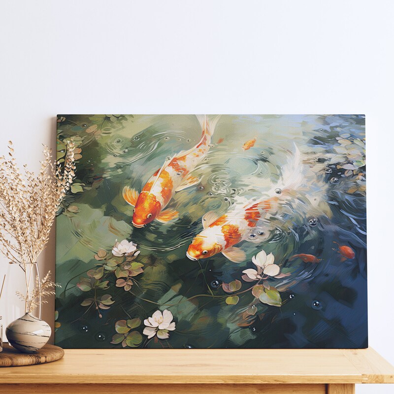Koi Print - Etsy