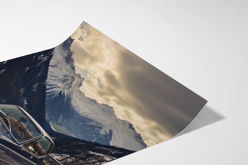 1972 BMW CSL: Stunning Blue Iconic Car Poster Print Classic - Etsy