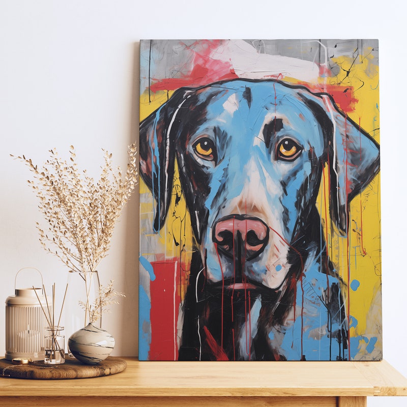 Modern Dog Art - Etsy