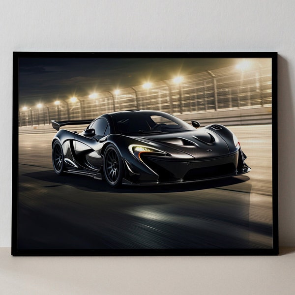 Mclaren P1 Wall Poster - Etsy