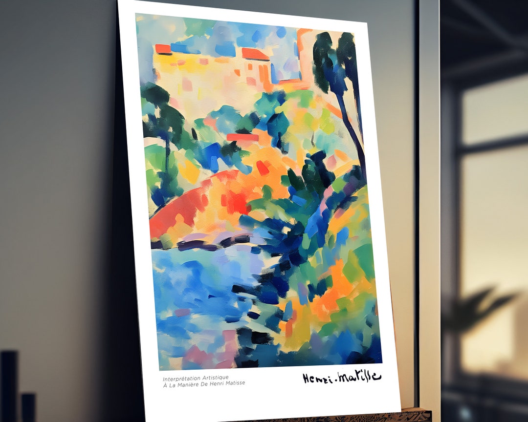 A Henri Matisse Poster, Exhibition Landscape Poster, Artist Gallery ...
