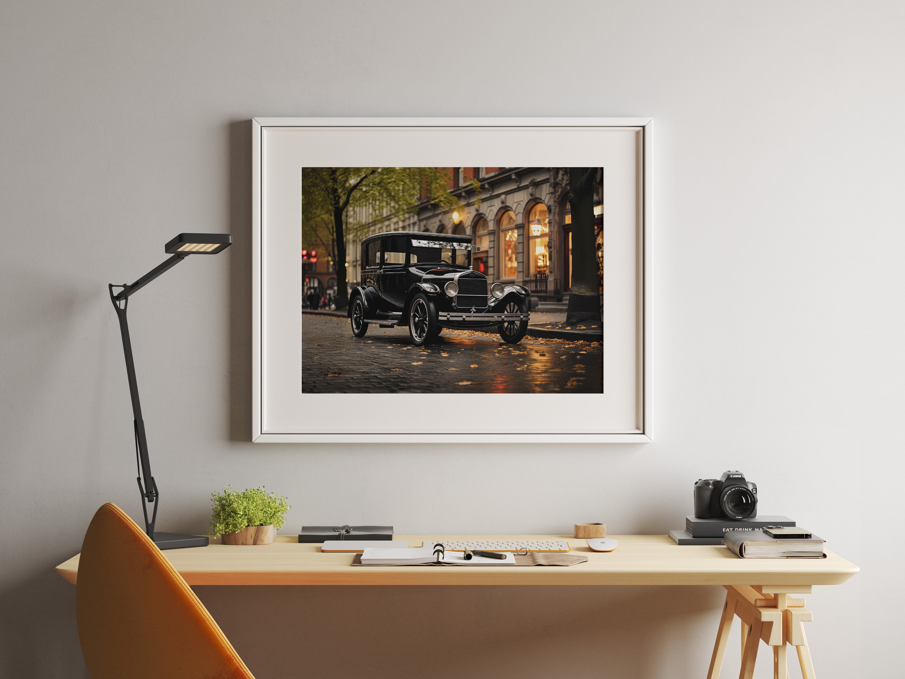 Vintage Ford Model T Poster Historical Auto Aesthetic Car Posters ...