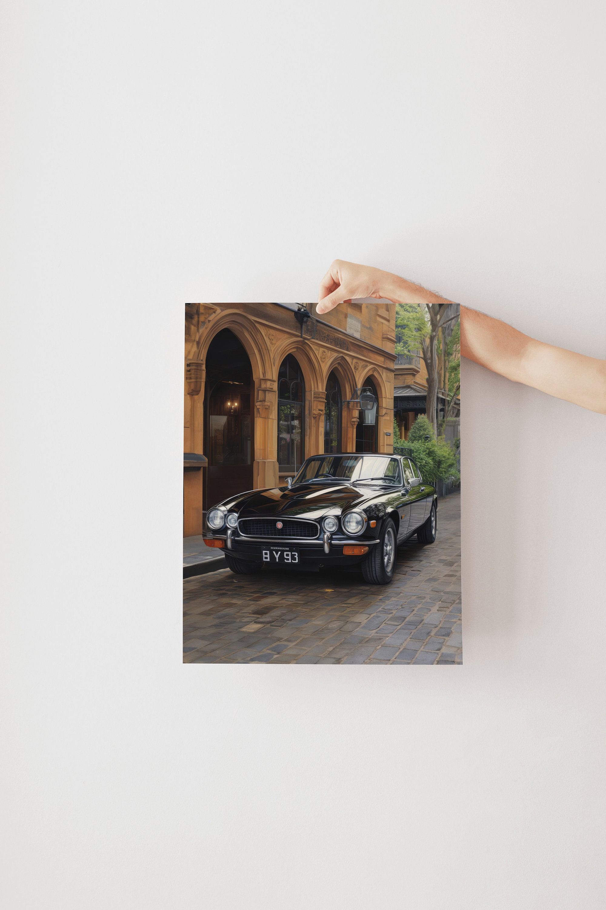 1989 Jaguar XJS Classic Car Poster, Exotic Car Wall Art, Jaguar Car ...