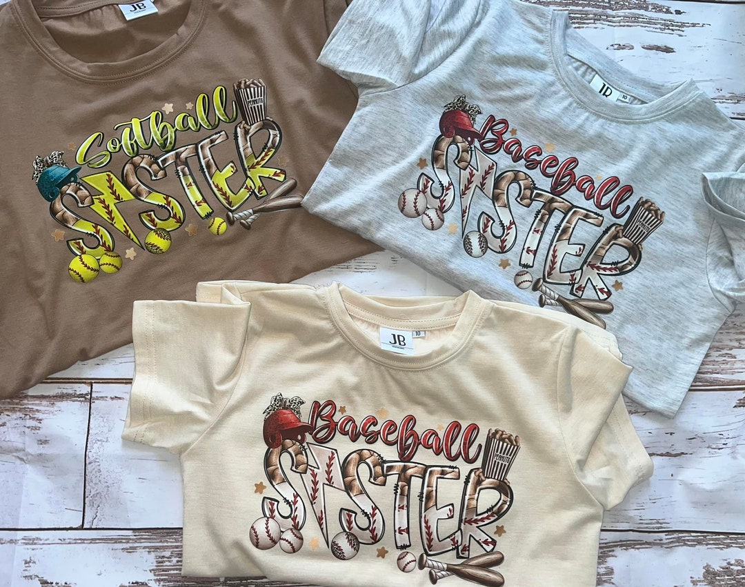 Baseball Sister Shirt - Etsy