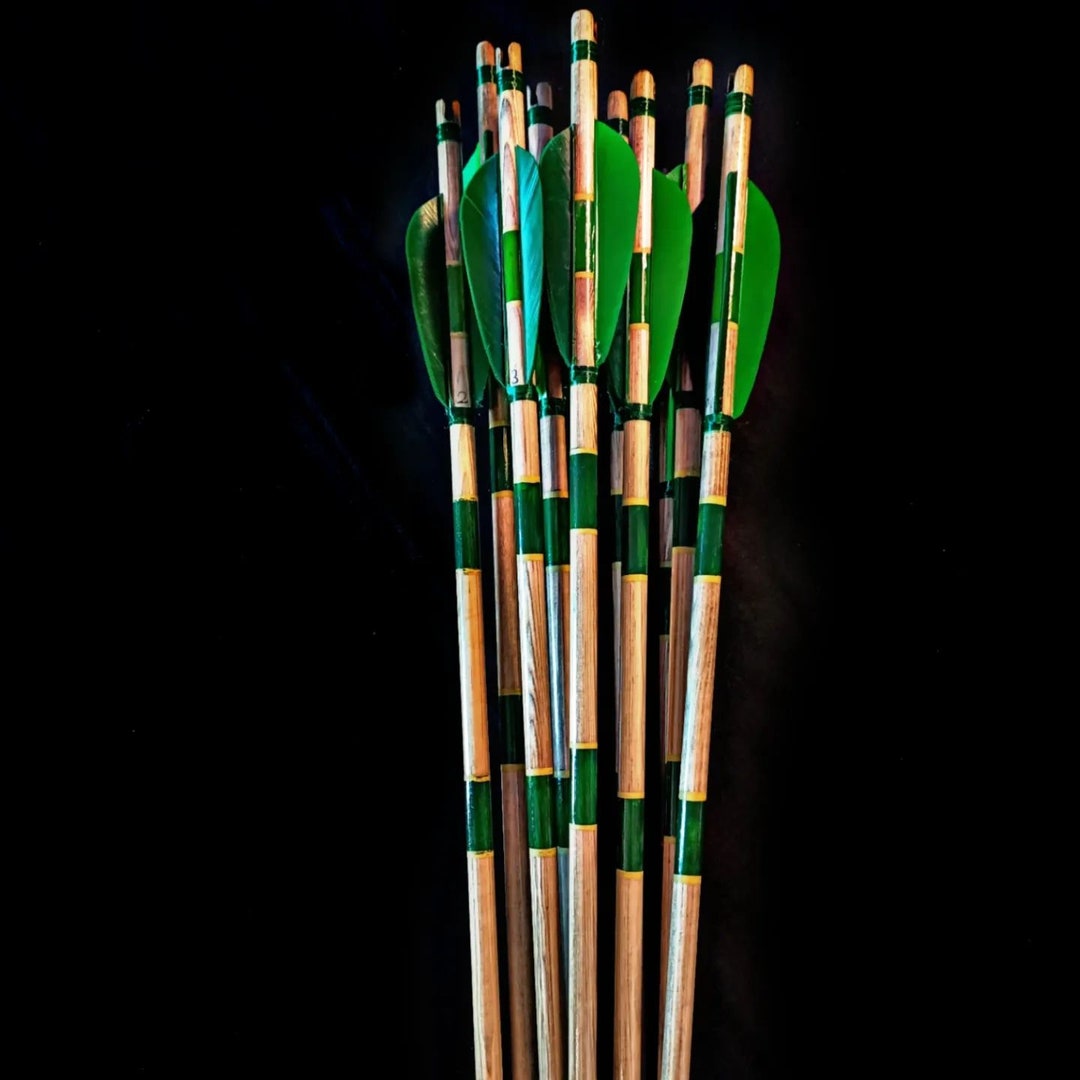 Special Parabolic Maned Traditional Arrows - 12 Piece (ABY Archery ...