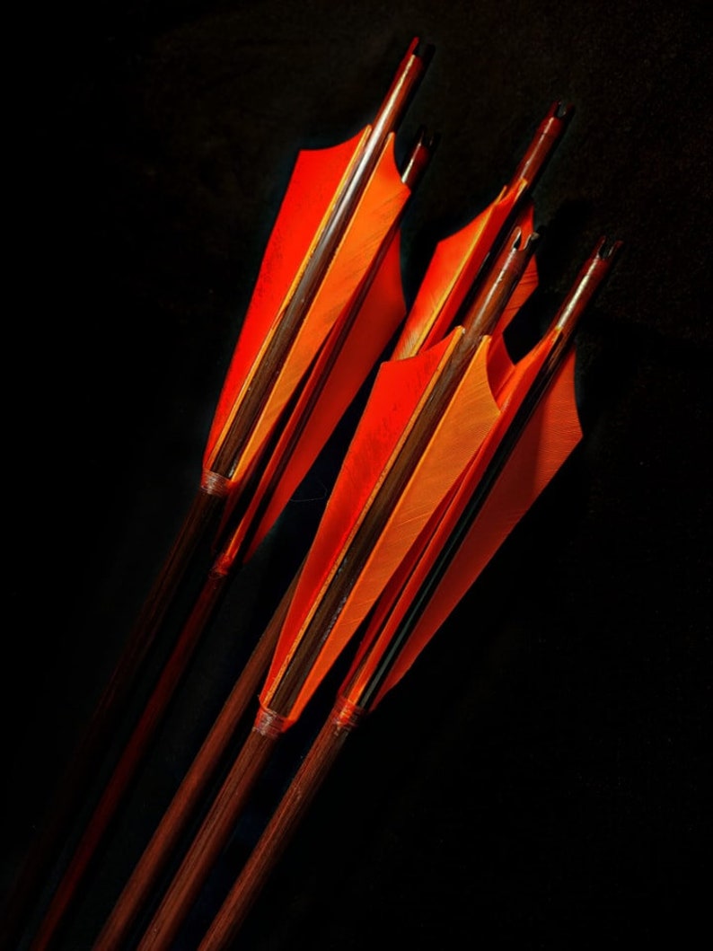 BATTER ARROW - Special Silt Cut Maned Traditional Batter Arrows - 10 ...