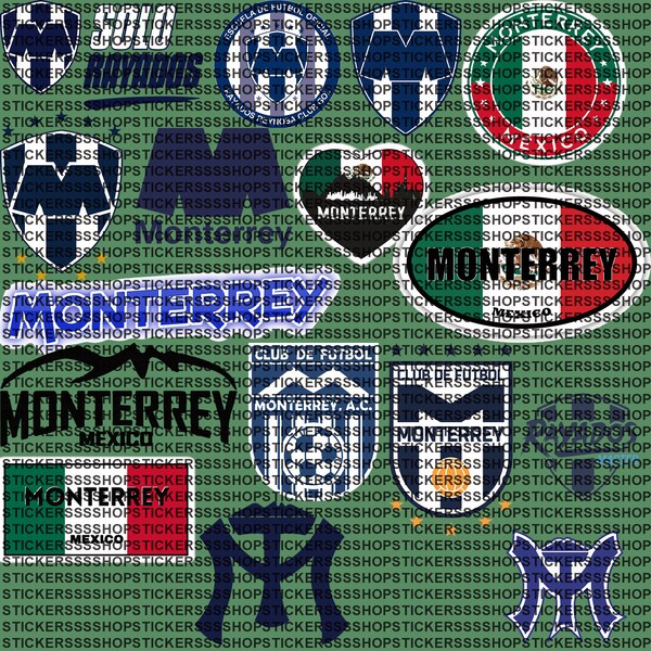 Monterrey Rayados Decal - Etsy