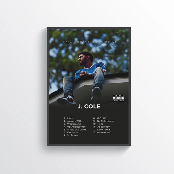 J Cole Album Poster - Etsy