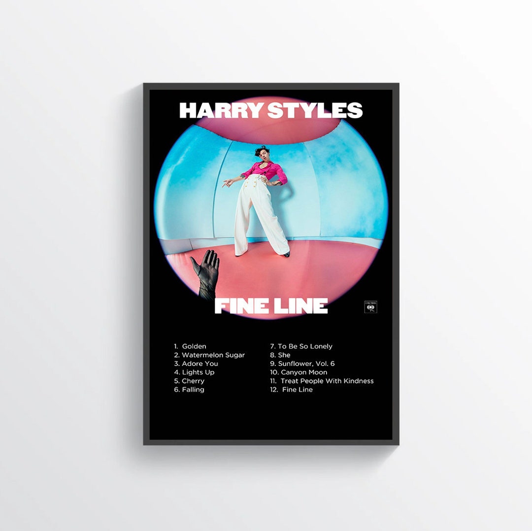 Harry Styles Music Poster, Fine Line Music Poster Album Poster Album ...