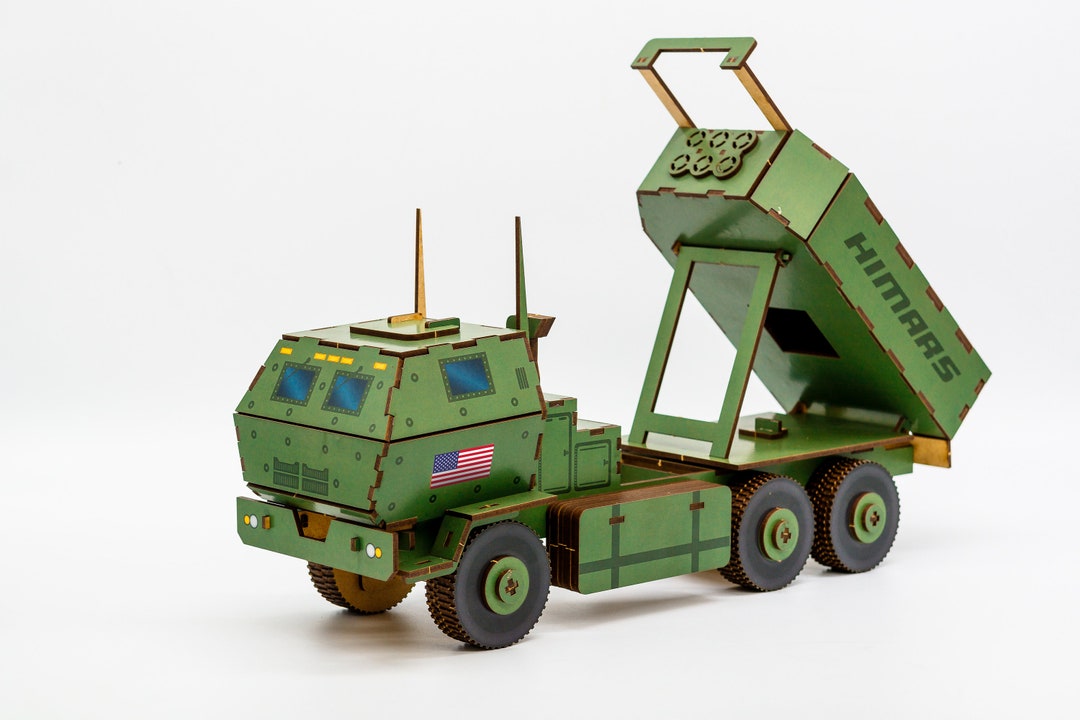 HIMARS Camouflage 3D Wooden Puzzle: Medium-difficulty 3D Brain Teaser ...