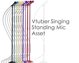 Vtuber Streamer Asset - Microphone - Etsy