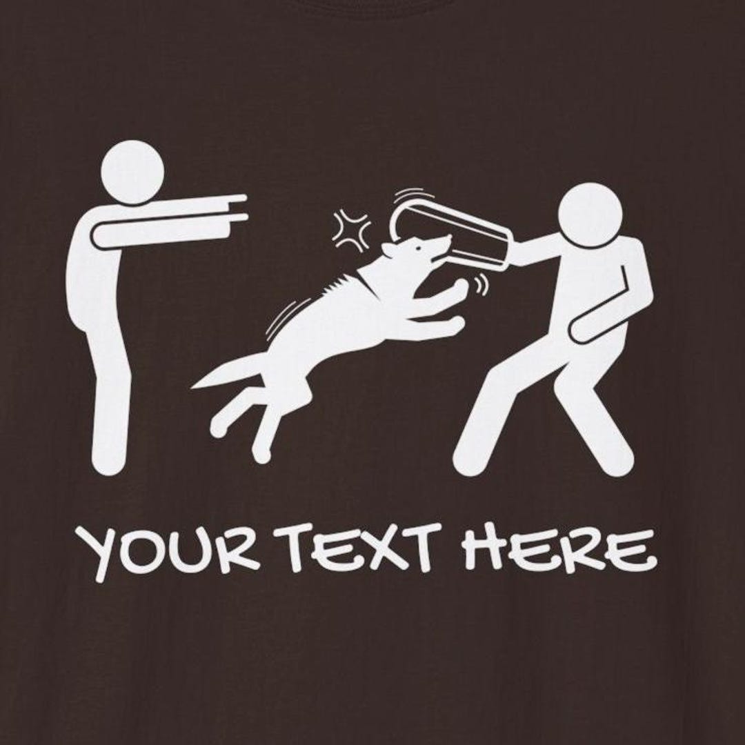 Stick Figure Bite Work T-shirt, Custom Personalized PSA IGP Schutzhund ...