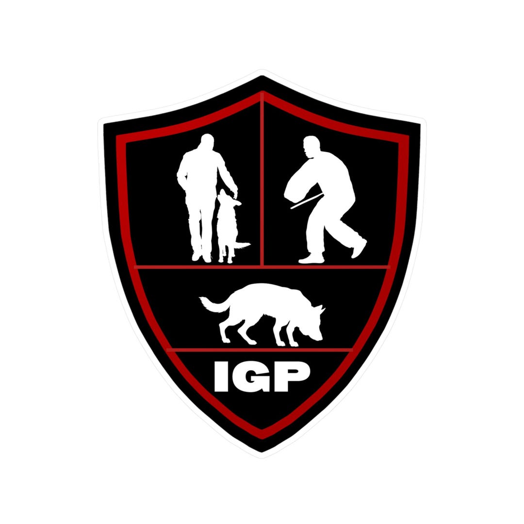 IGP Shield Vinyl Decal Sticker Tracking Protection Obedience Design ...