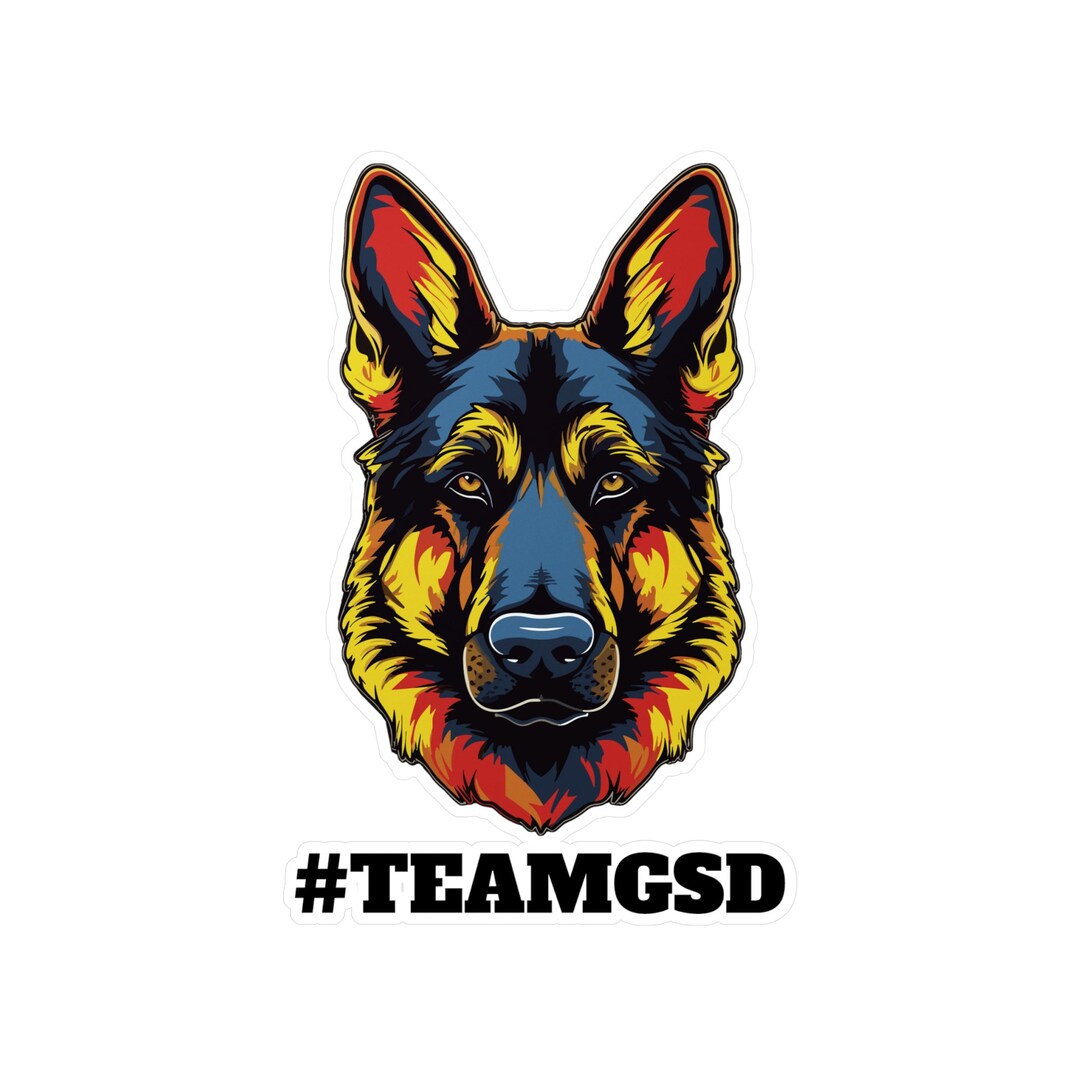 Teamgsd German Shepherd, Custom, Personalized, Vinyl Decals, GSD, IPO ...
